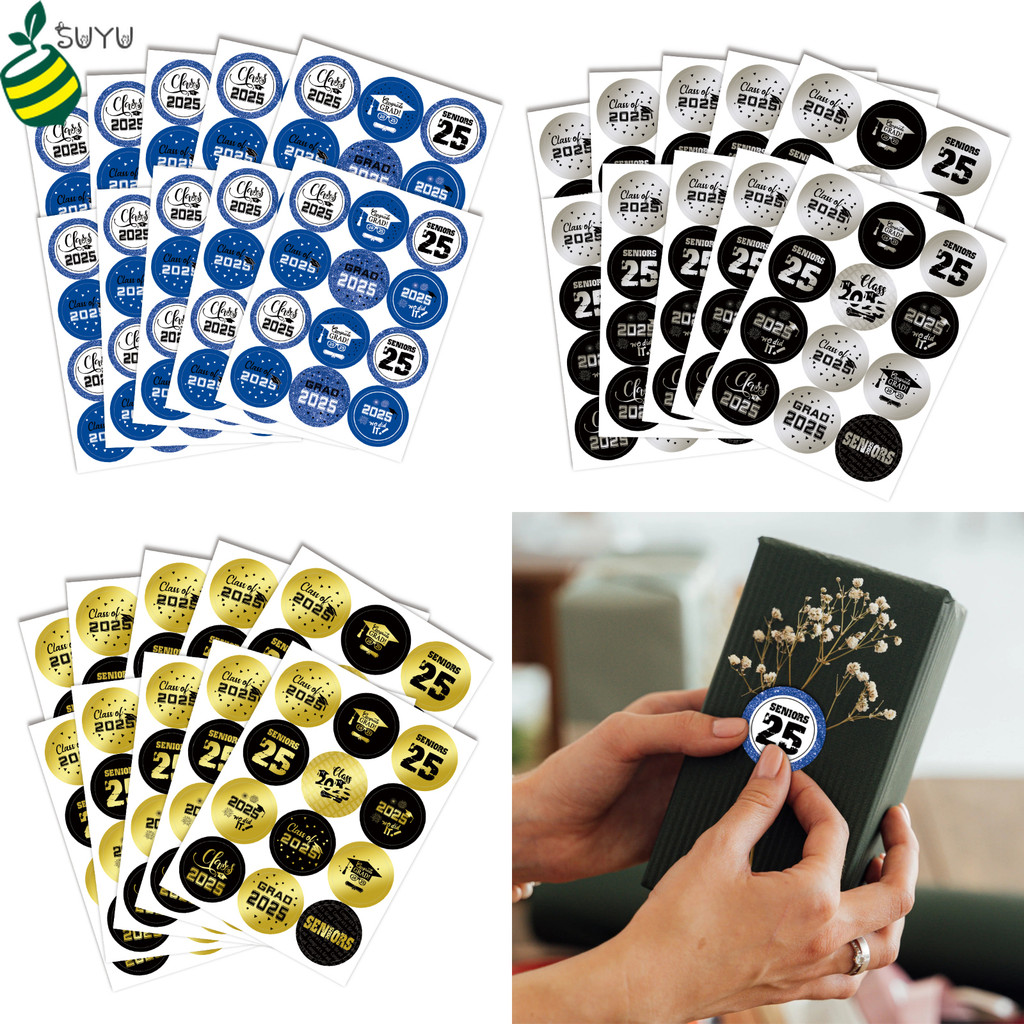 120pcs 2025 Graduation Stickers, Class of 2025 Grad Stickers for ...