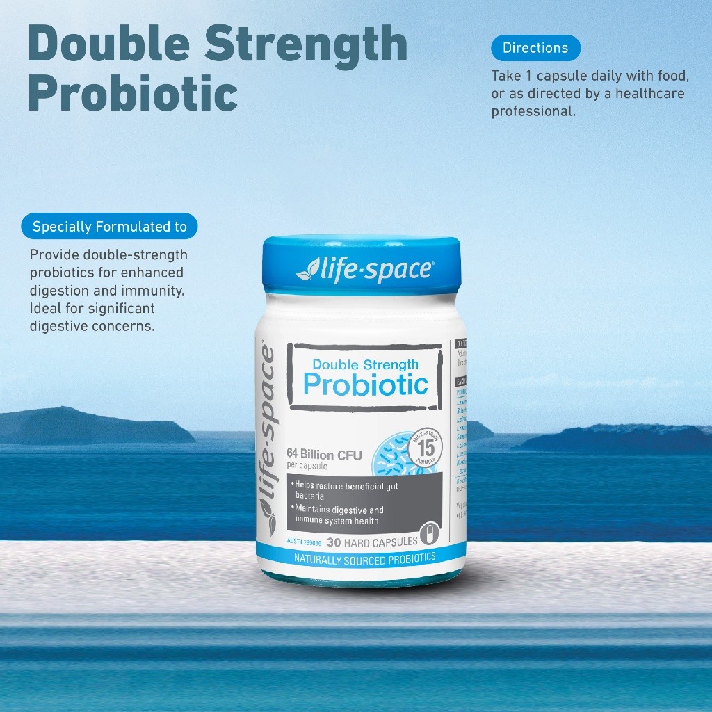 [SG] Double Strength Life Space Probiotic 30 Capsules (Vegetarian ...