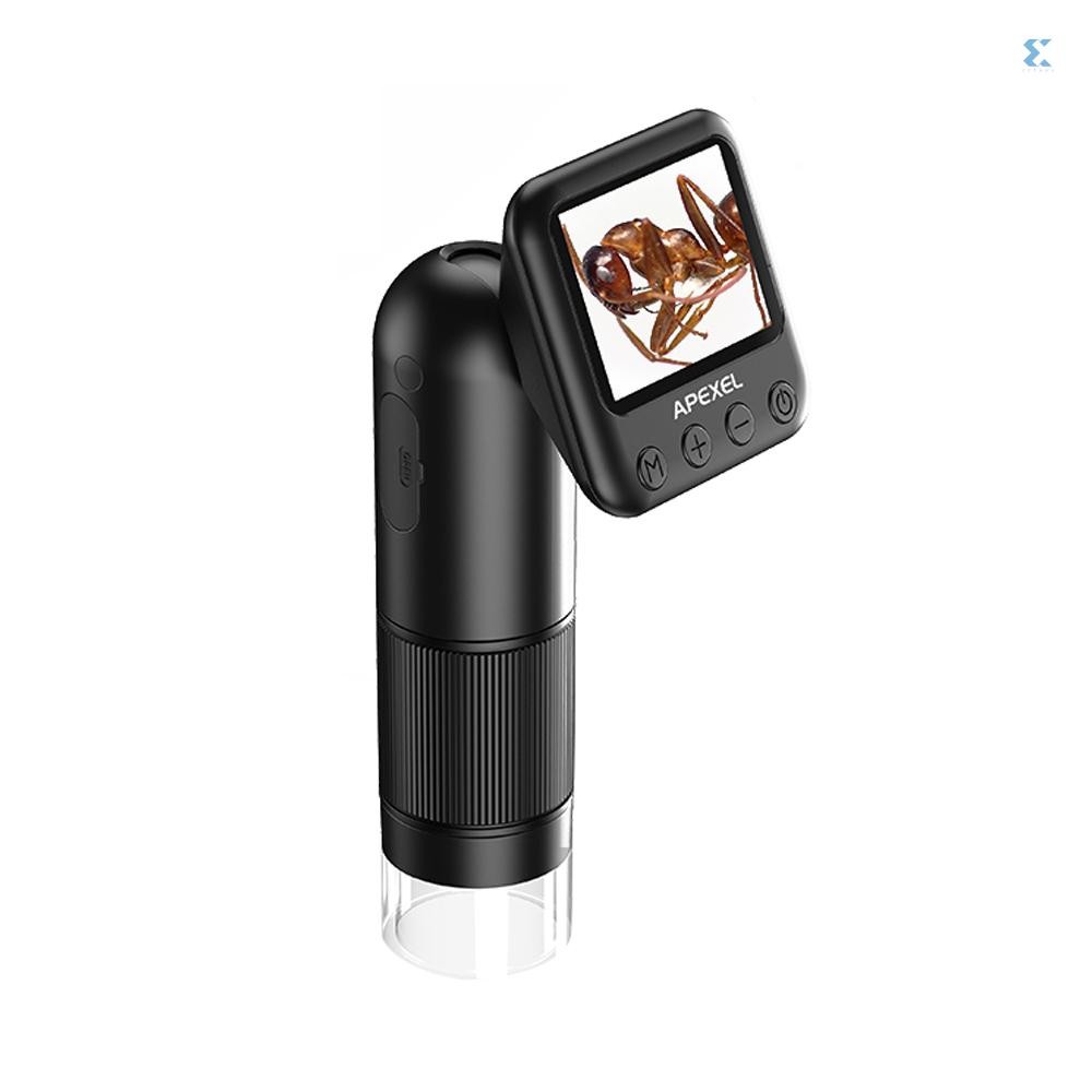 2 Megapixel Portable Handheld Digital Microscope 12-24X Magnification ...