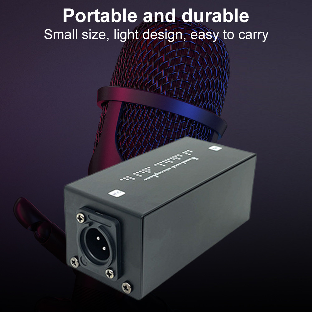 Dynamic Microphone Preamplifier 28dB Microphone Preamp Booster for ...