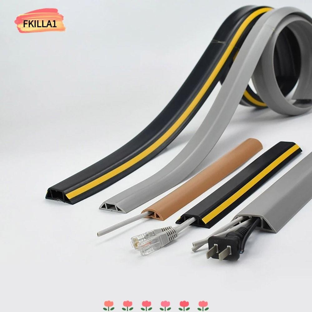 FKILLAONE Floor Cord Cover Cable Concealer Manage Cable Cover Hider ...