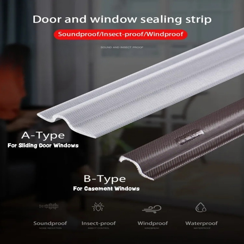 Soundproof Foam Sliding Window Sealing Strip Wearable Casement Window ...