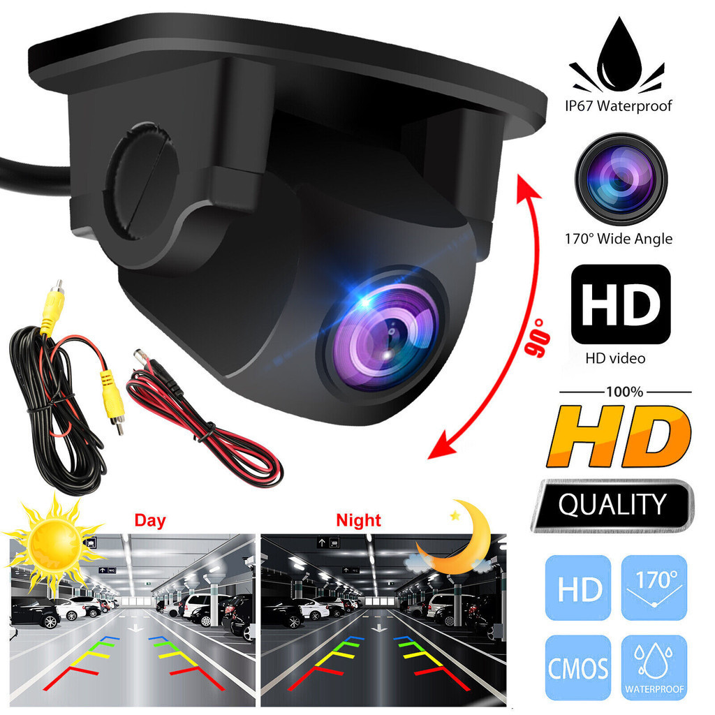 Waterproof 170° Car Backup Rear View Parking Camera Reverse Night ...