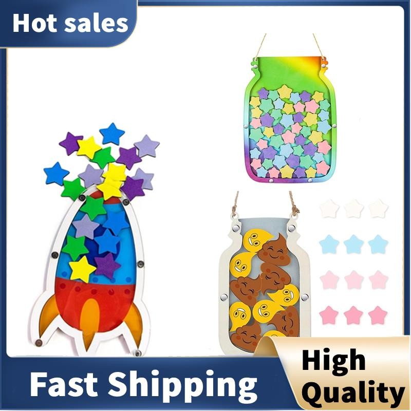Classroom Reward Jars for Kids Toddlers Star Jar Reward System ...