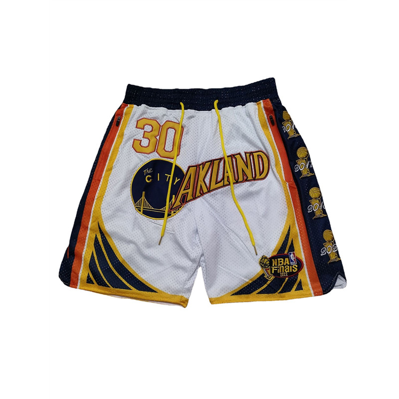 Nba Basketball Pants Warriors White Curry Champion Full Density ...