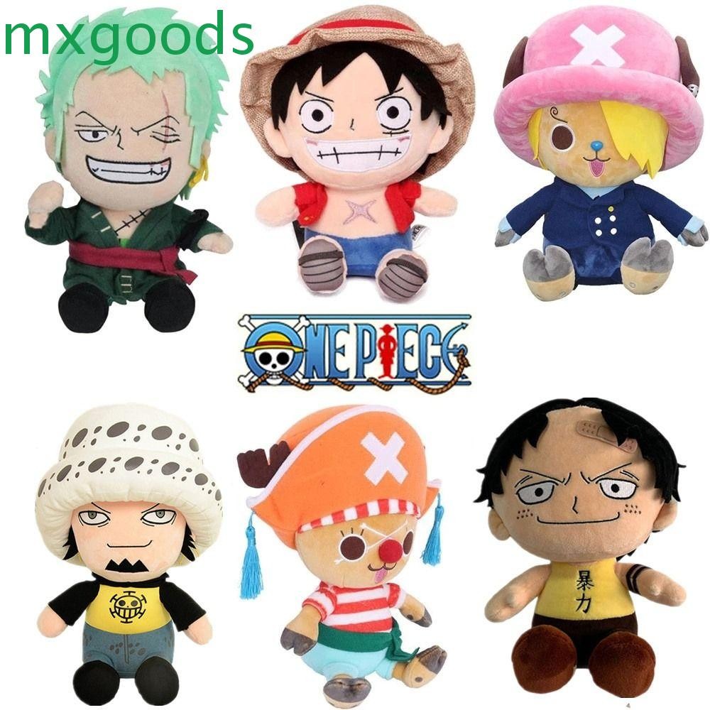 MXGOODS Plush Toys Cartoon 25CM Zoro Monkey D Luffy Ace Law Luffy Plush ...