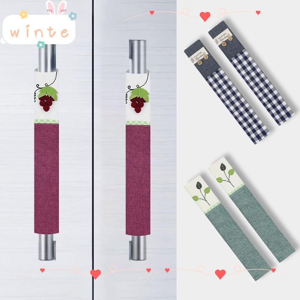 WINTE Refrigerator Door Handle Covers, Anti-stains Anti-skid Appliance ...