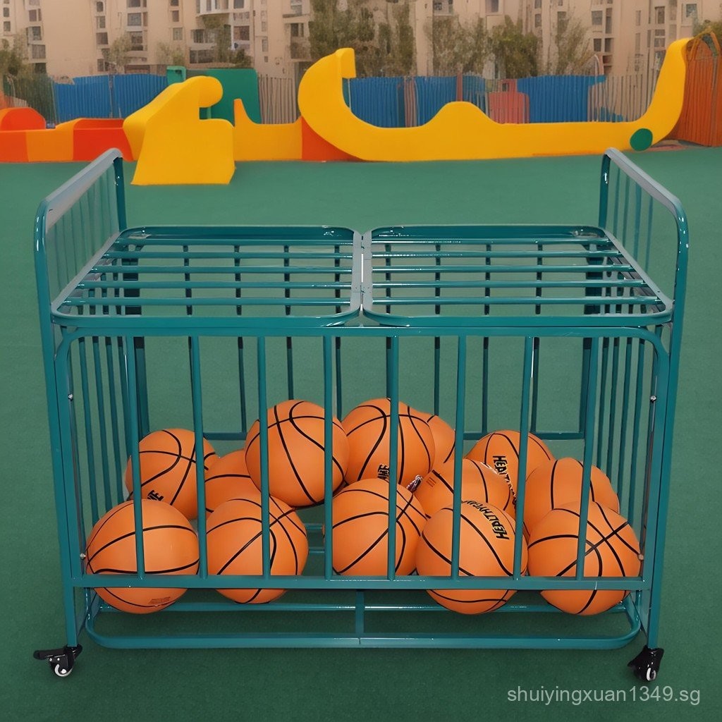 Kindergarten Basketball Rack Storage Rack Children's Soccer Volleyball ...