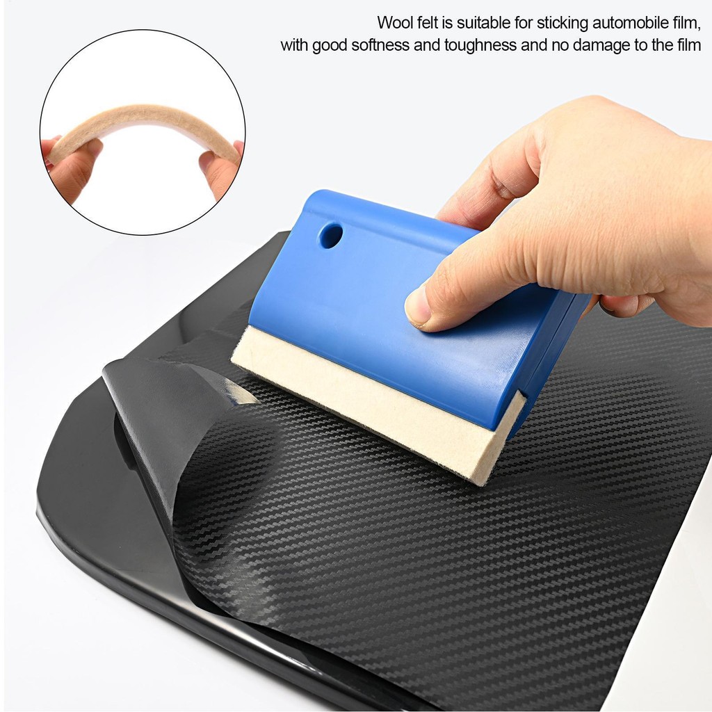 Car Window Tint Scraper Vehicle Wrapping Squeegee Portable Window ...