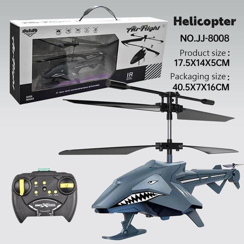RC Helicopter Plane Boys Gift Plane Toys Rechargeable Remote Control ...