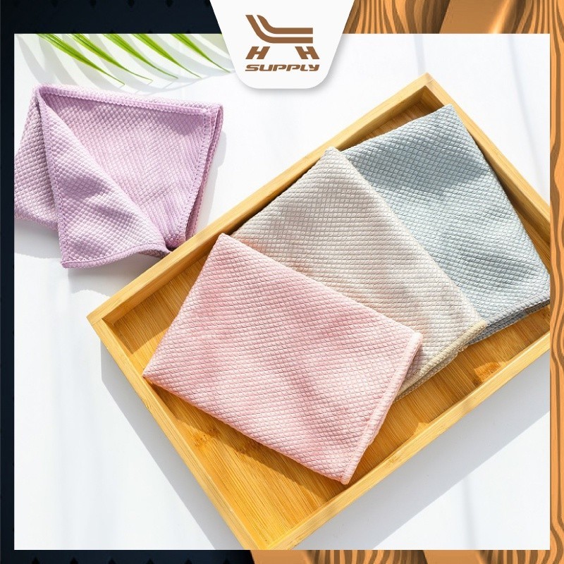 LH 24cm Fish Scale Wipe Cloth Cleaning Cloth Home Washing Dish Cleaning ...