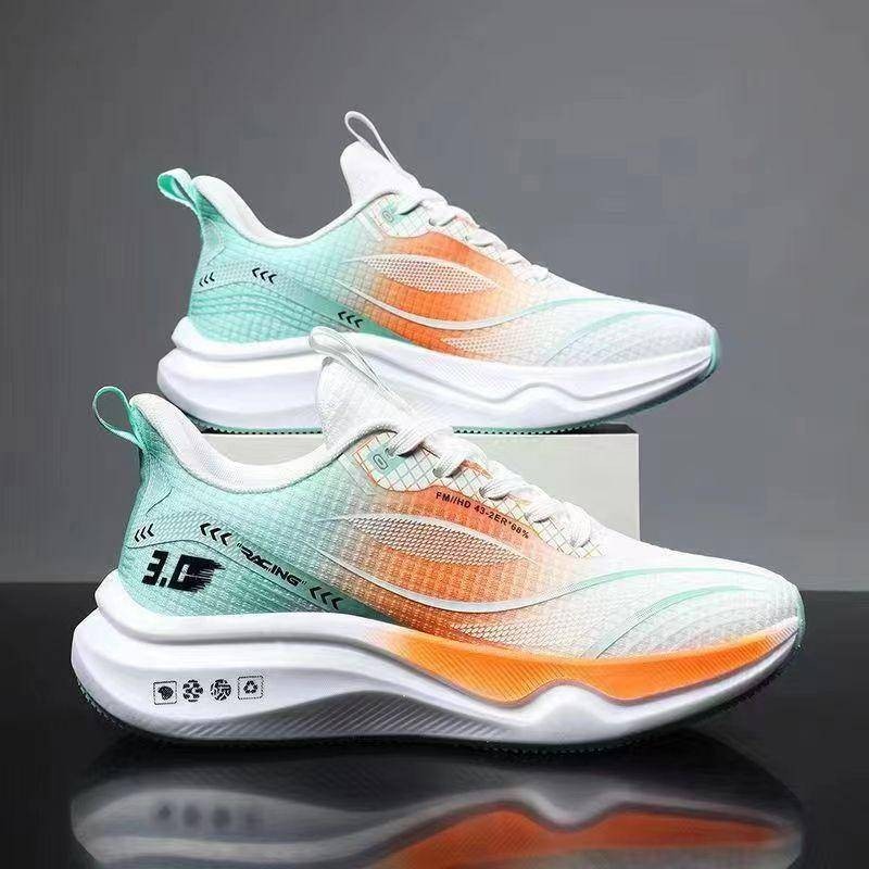 Flying woven men's shoes fashion soft sole casual shoes outdoor sports ...