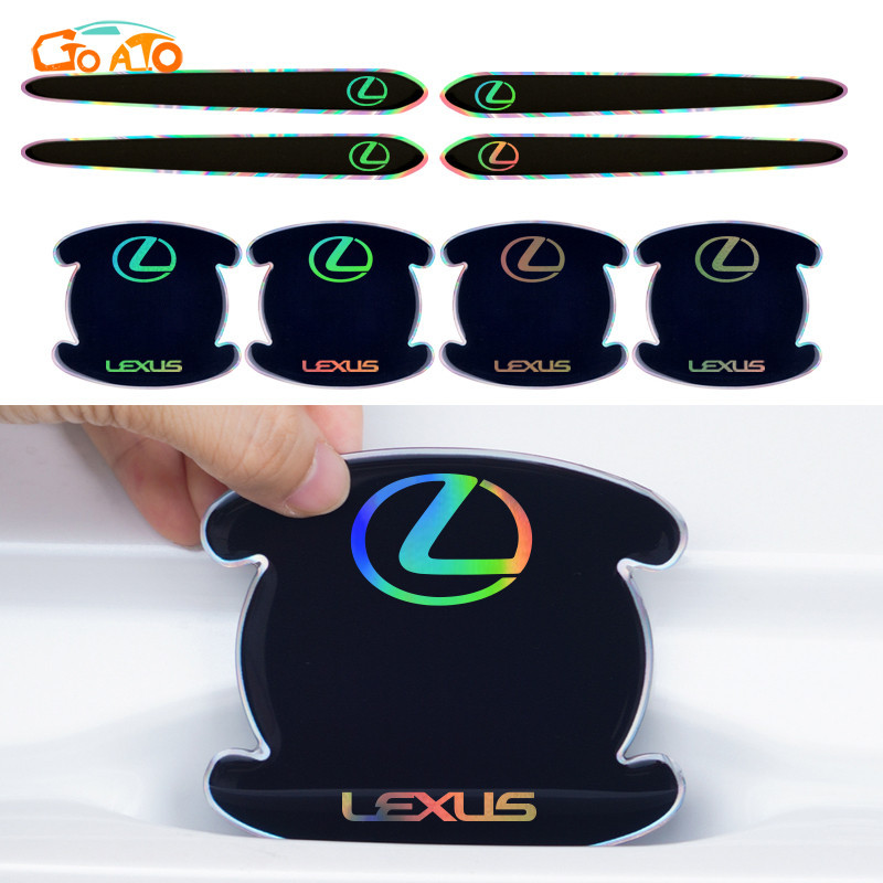 GTIOATO Laser Car Door Handle Protector Door Bowl Sticker Car ...