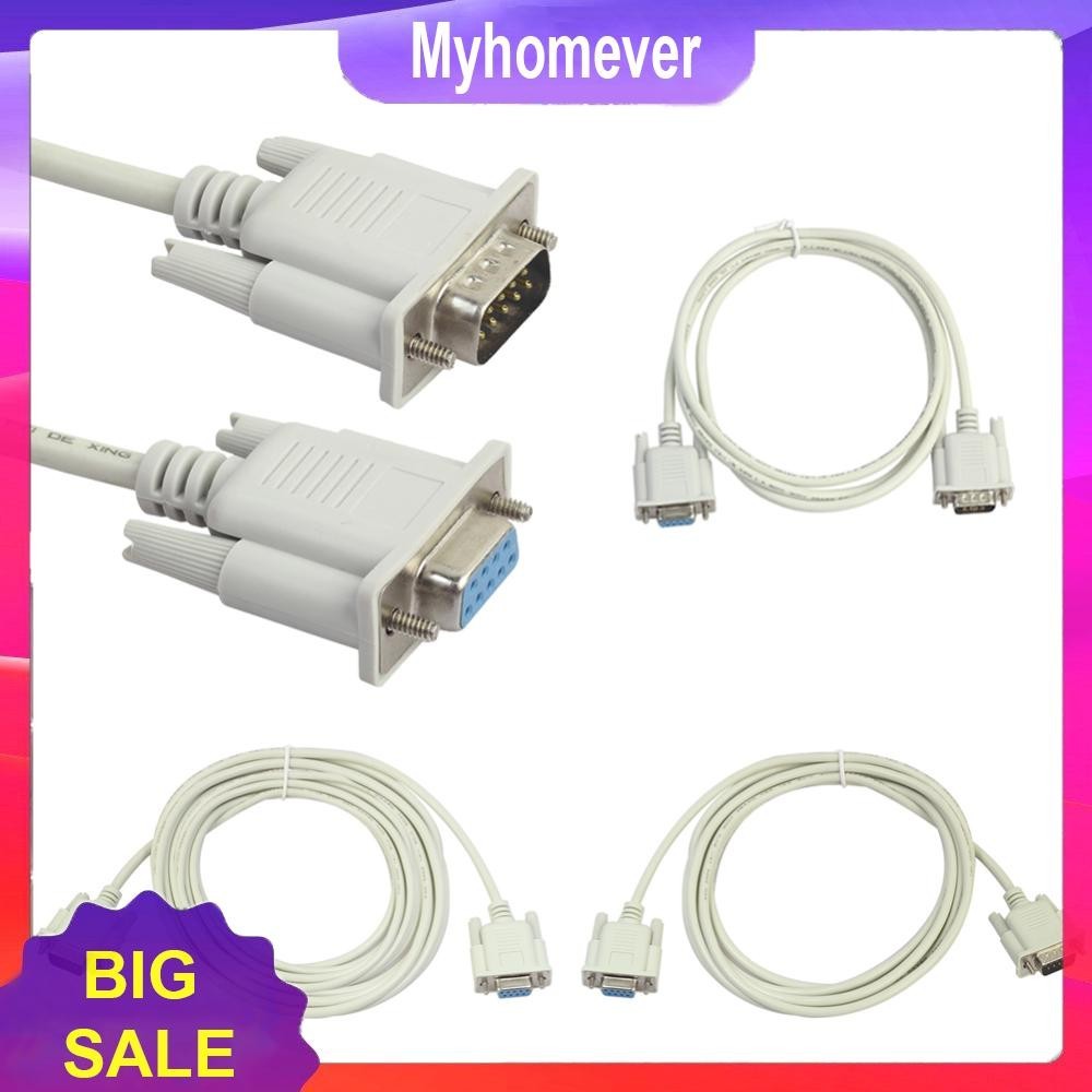 Serial RS232 9-Pin Male to Female DB9 9-Pin PC Converter Extension ...