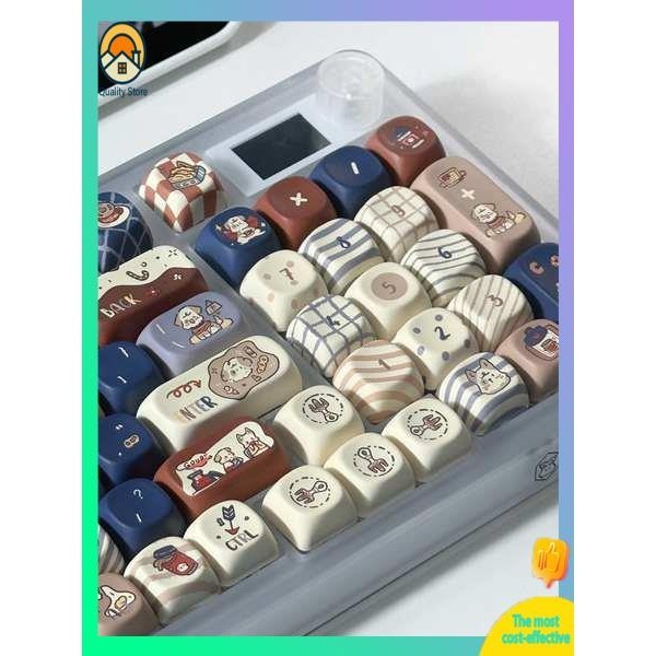 Coffee puppy keycaps xoa cute keycaps custom keyboard mechanical ...