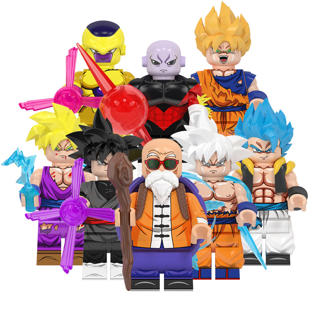 WM6178 Goku Black Son Goku Gohan Master Roshi Jiren Gogeta Gold Frieza ...