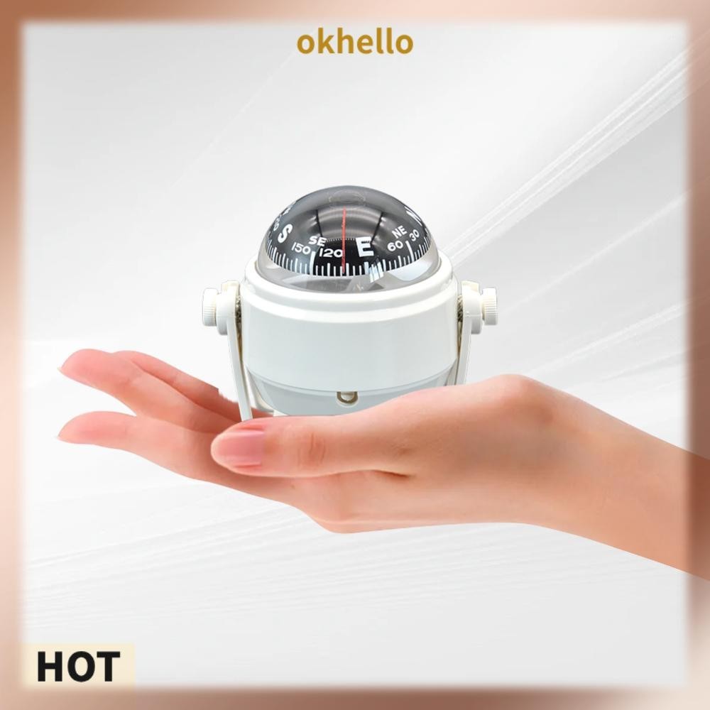 [Okhello.sg] Ball Shaped Nautical Compass Sea Pivoting Marine Boat ...