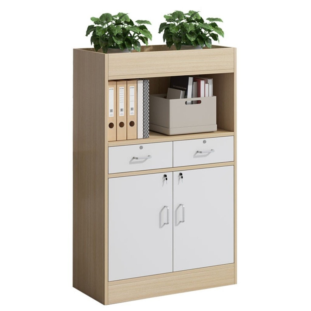 Wooden File Cabinet with Lock, Office Cabinet, Partition Cabinet ...