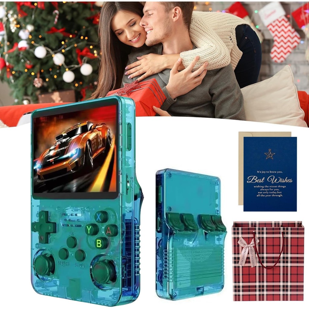 R36s Hanhel Game Console, 2025 New Generation 3.5 Inch IPS Retro Gaming ...