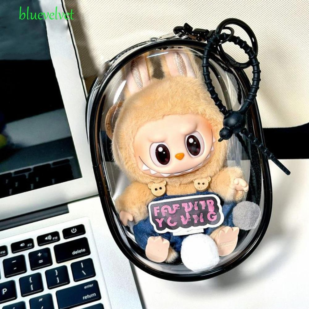 BLUEVELVET Labubu V2 Doll Storage Bag, with Keychain Outgoing Labubu ...