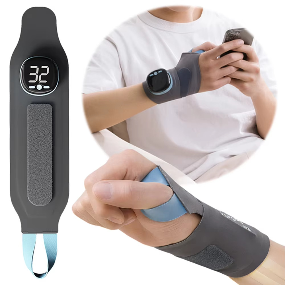 2PCS EMS Wrist Guard Wrist Support Strap Smart Heating Wrist ...