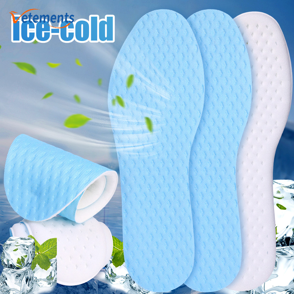 Summer Breathable Mesh Insoles for Men Women - Comfortable Cooling ...