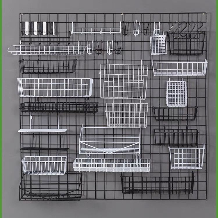 Grid Rack Hanging Basket Tray Instant Noodle Supermarket Shelf Mesh ...