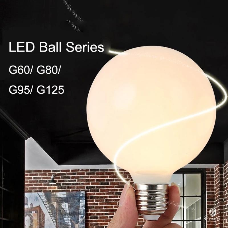Decorative Light Bulbs LED Sphere E27 Globe Ball Lighting Fixture 3W/5W/7W G60 G80 G95 G125 ...