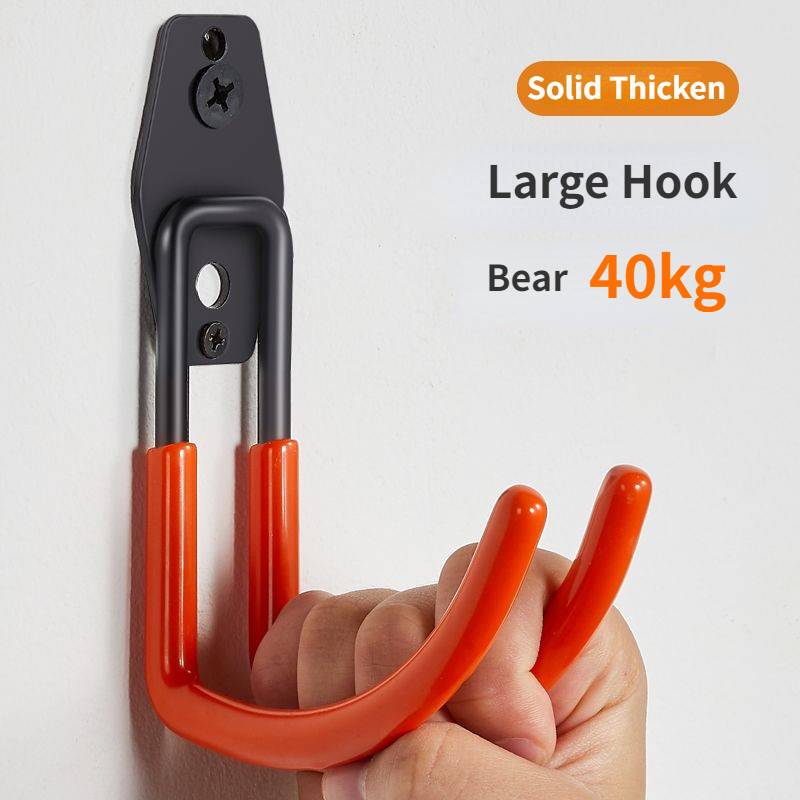 Solid Thickened Large Hook Punching and Strong Fixation Hooks Outdoor Ladder Metal Cable Hanger ...