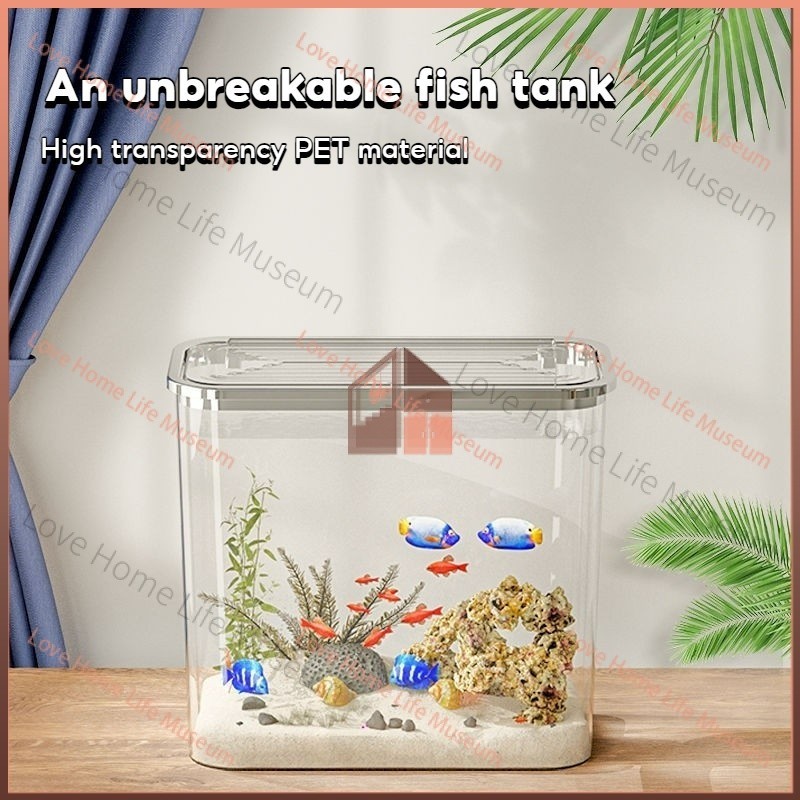 PET Clear Fishes Tank Lazy Person Hot Transparent Fish Tank Glass ...