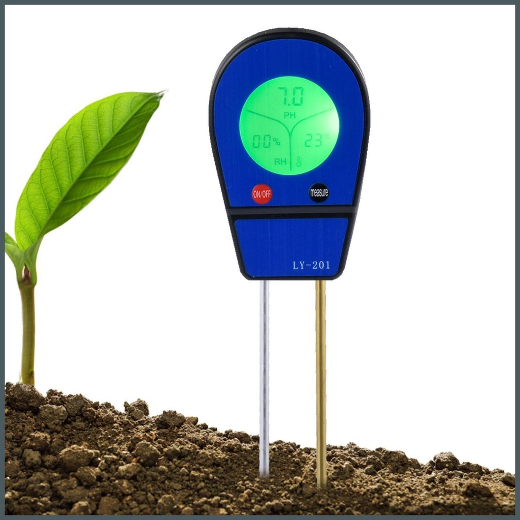 Soil Moisture Sensor Portable High Precision Temperature Gauge Soil ...