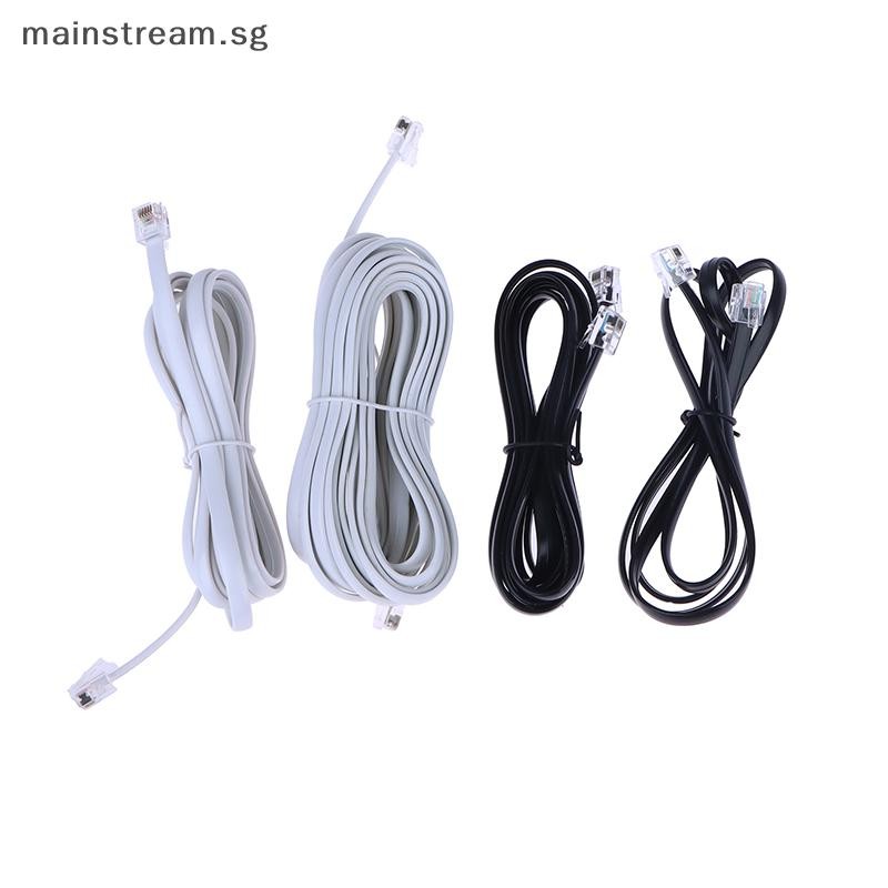 [Mni] RJ12 6P6C 1/2/3/5m Data Cable, Male To Male Modular Data Cord ...