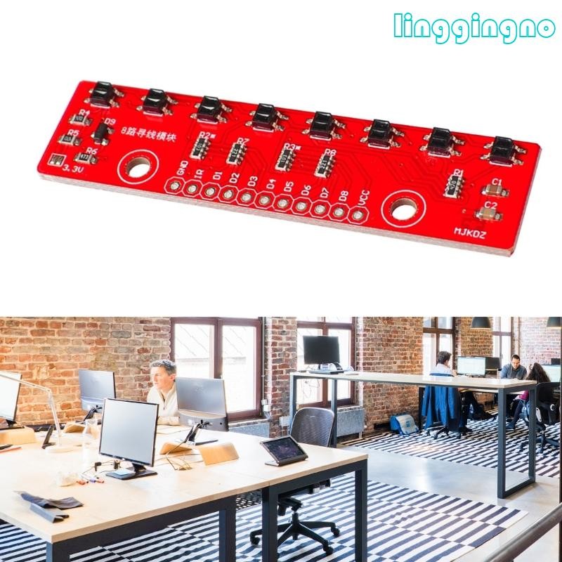 RR 8 Channel IR Tracking Module Infrared Detection Sensor Module DIY For Infrared Detector 8bit ...