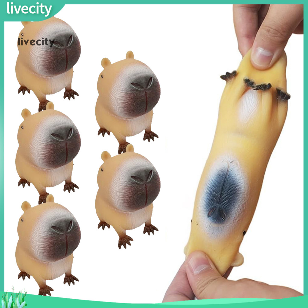 livecity| Soft Capybara Toy Sitting Capybara Toy 5pcs Cute Capybara ...