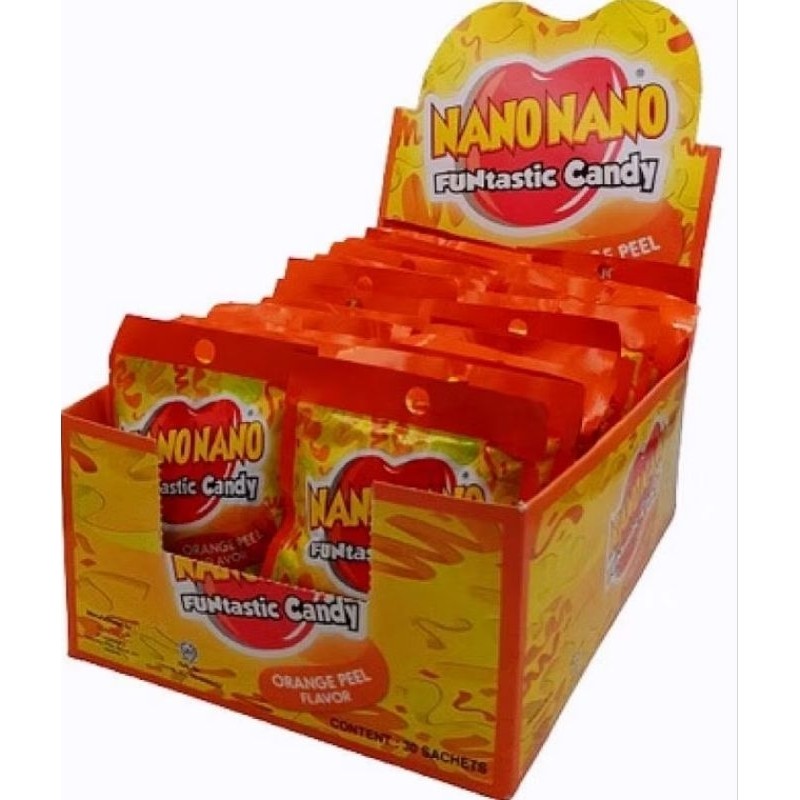 NANO NANO Unique Flavor Candy 30 sachets Sweet & Tangy | Shopee Singapore