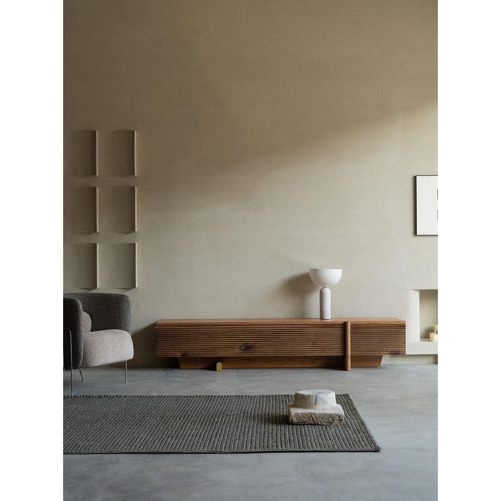 Shanyin Manufacturing Physical Solid Wood TV Cabinet Natural Wood Wabi ...