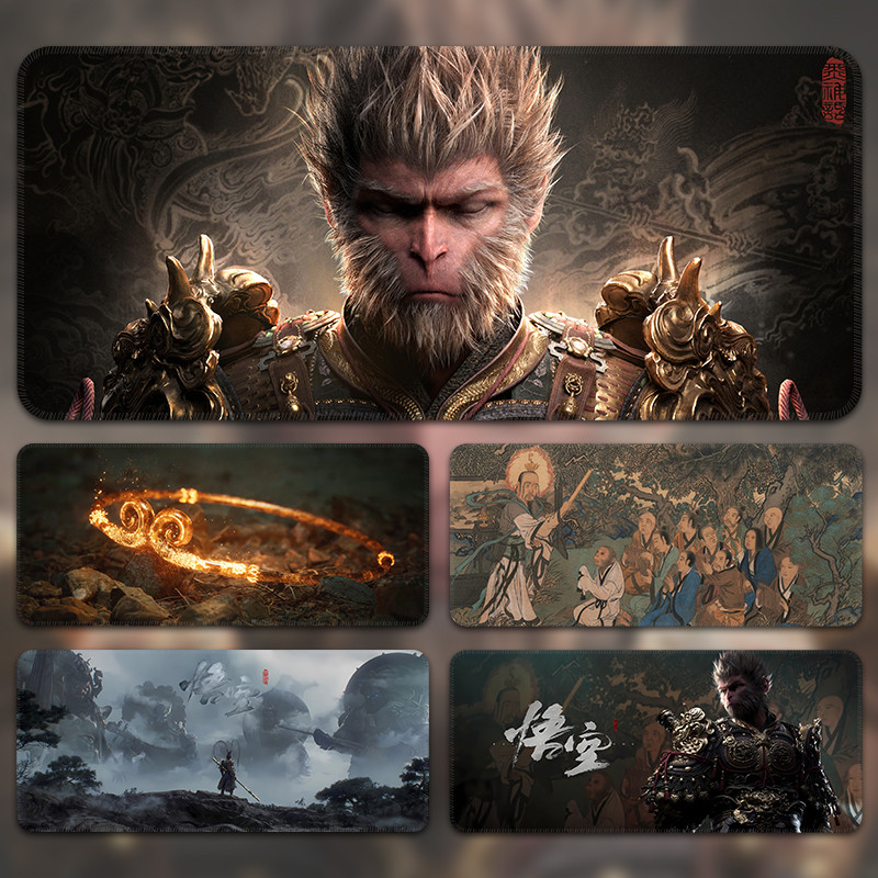 Black Myth: Wukong Mouse Pad Oversized Laptop Pad Dormitory Desktop Pad ...