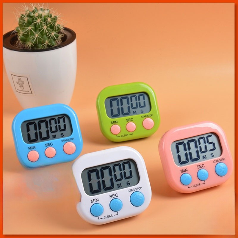 Digital Kitchen Timer Big Digits Loud Alarm Display for Cooking Sports ...