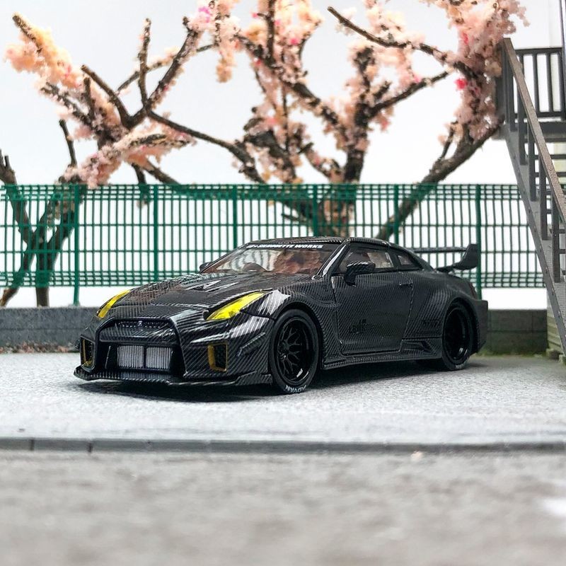 CM 1: 64 Nissan GTR R35 RR Super silhouette Full Carbon Version Alloy ...