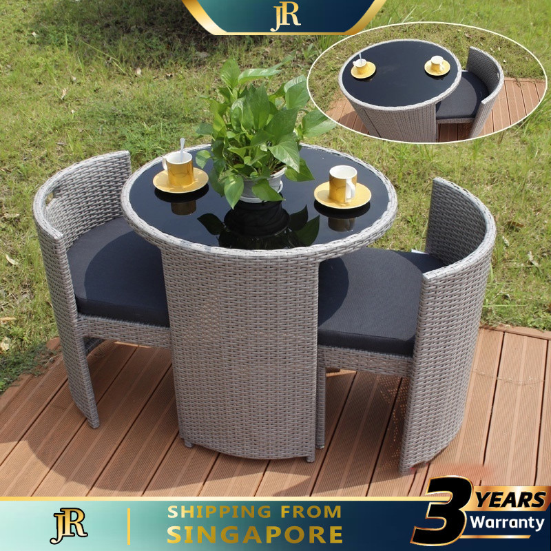 owa QUQ Chair QUQ Three-piece JR Rattan Coffee Combination Outdoor ...