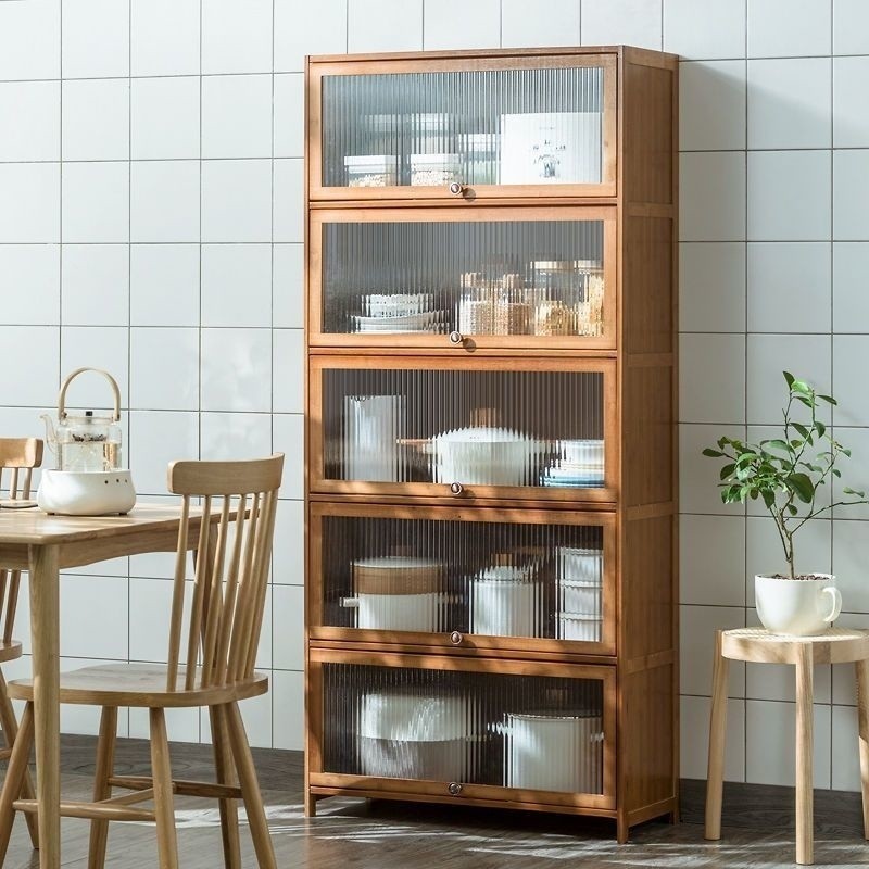 Kitchen Cabinet Storage Cupboard Multi-layer Kitchen Rack Home ...
