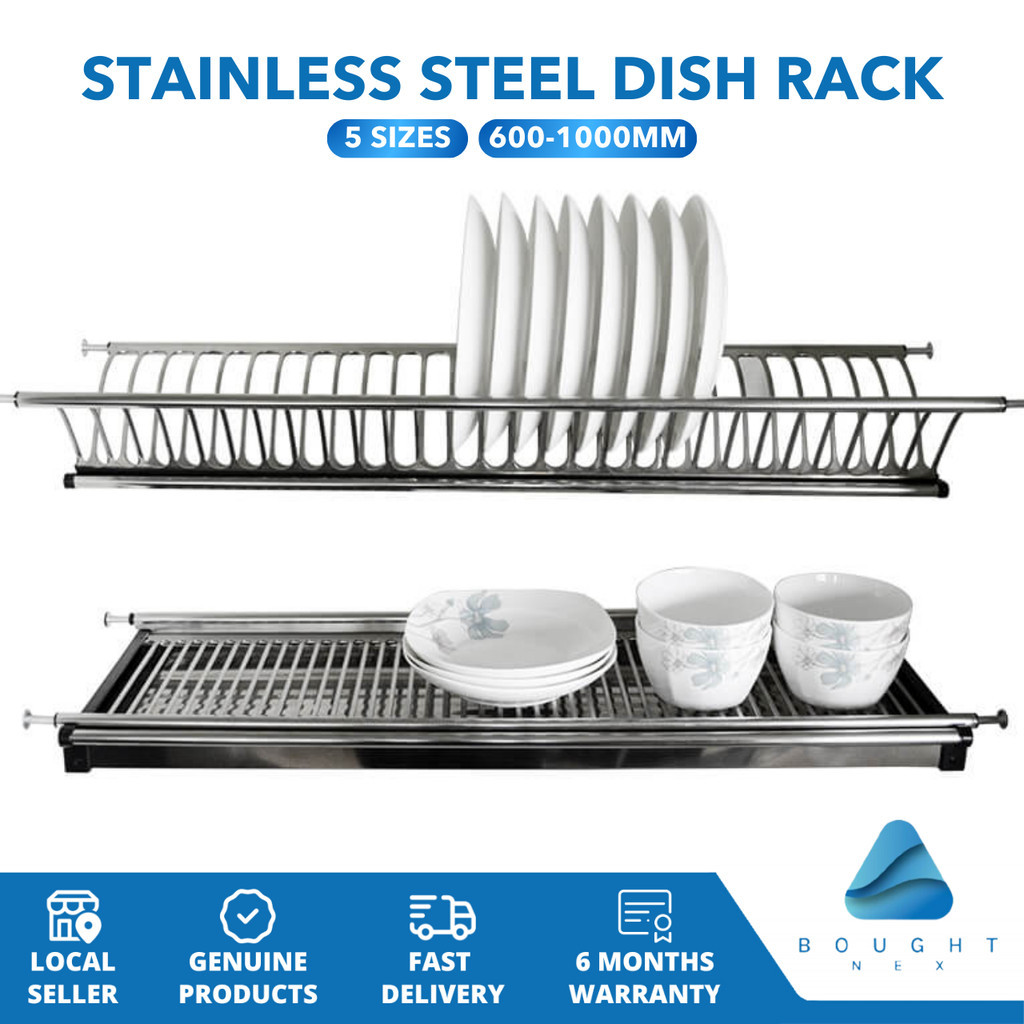 Luxury Stainless Steel SUS304 Kitchen Cabinet Dish Rack Space-Saving ...