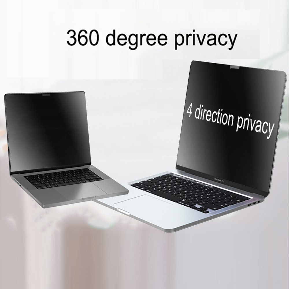 Removable 360 Degree Matte Privacy Screen Protector For 13 14 15.6 24 ...