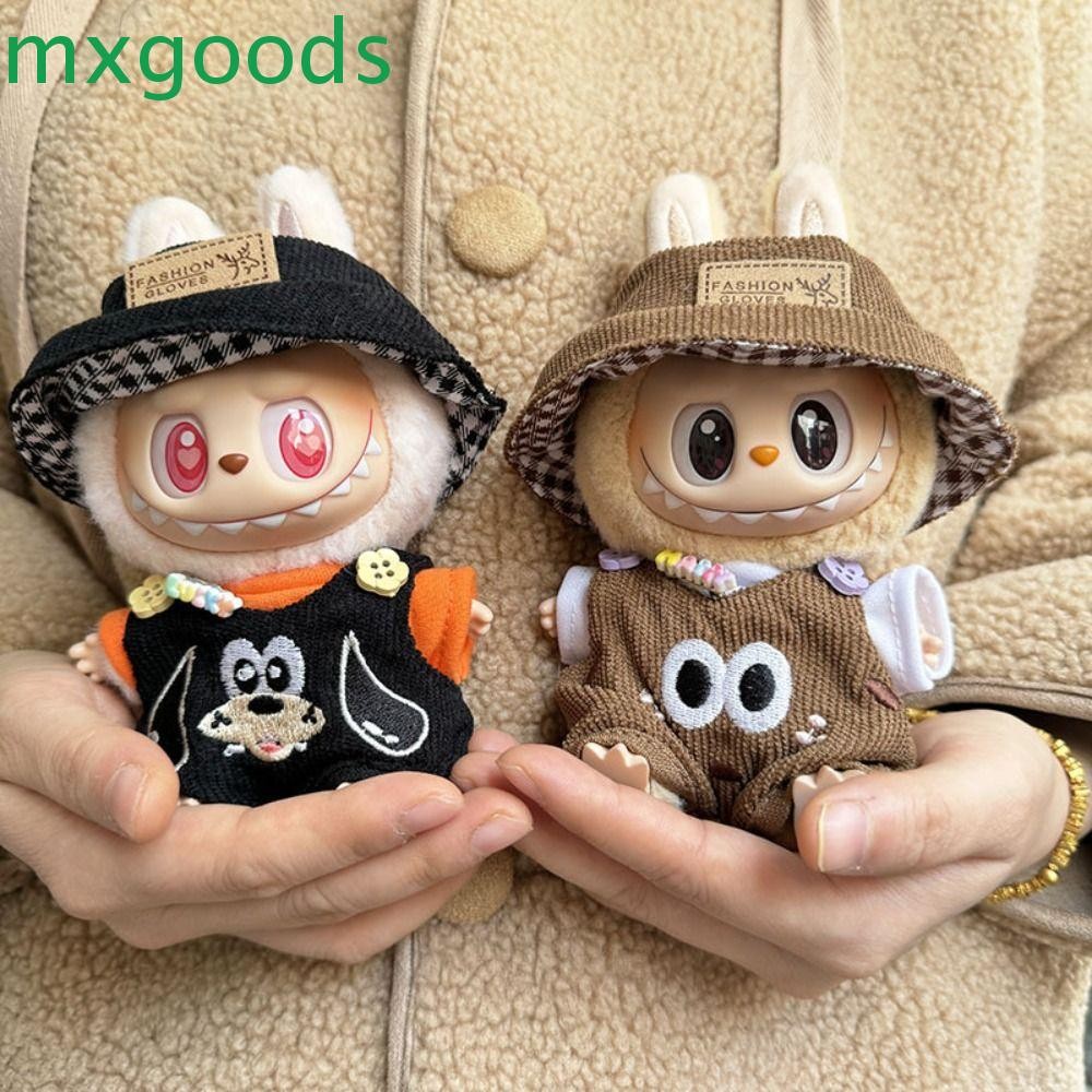 MXGOODS 1 set Sitting Party Labubu Doll Clothes, Suspenders suit Dress Set Labubu II Plush Doll ...