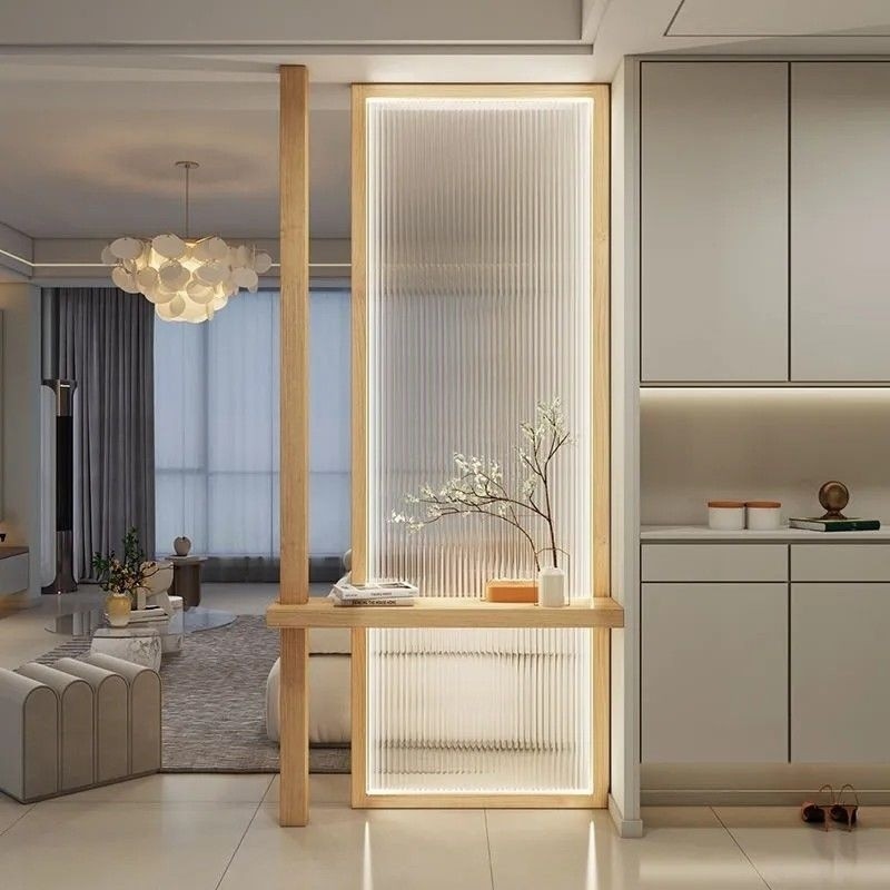 [1262People Collection]New Chinese Style Solid Wood Partition Nordic ...