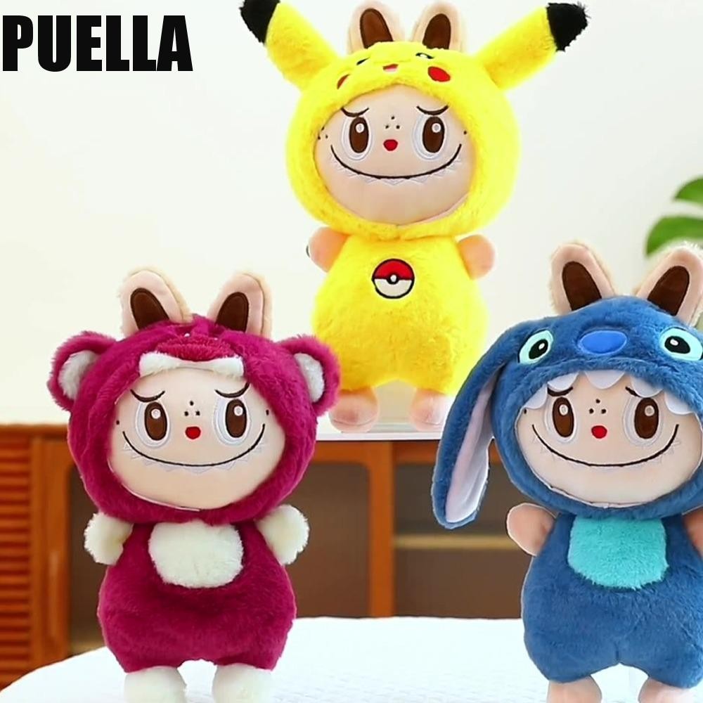 PUELLA Rabbit Labubu Doll, Soft Pikachu Labubu Plush Toy, Funny Cartoon ...