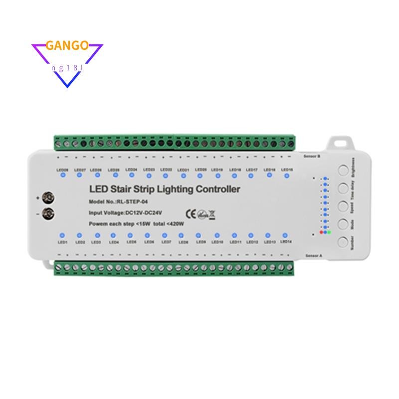 28 Steps Stair Controller Intelligent Sensor Staircase Light Bar ...