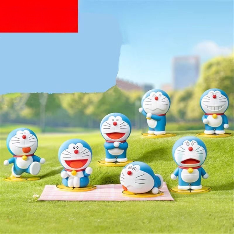 【Fast shipping】 Doraemon blind box figurines Emoji Series Blind Box ...