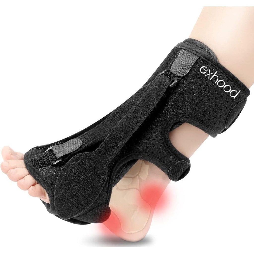 Upgraded Plantar Fasciitis Night Splint, 3 Adjustable Straps Plantar ...
