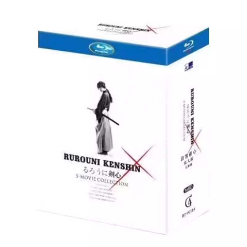 Blu-ray Japanese Movie Rurouni Kenshin Live Action Version Five Part Collection Box Set BD25 5 ...